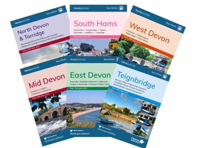 Timetables - E-booklets - Travel Devon