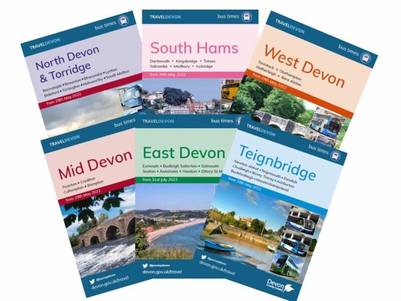 Timetables - E-booklets - Travel Devon